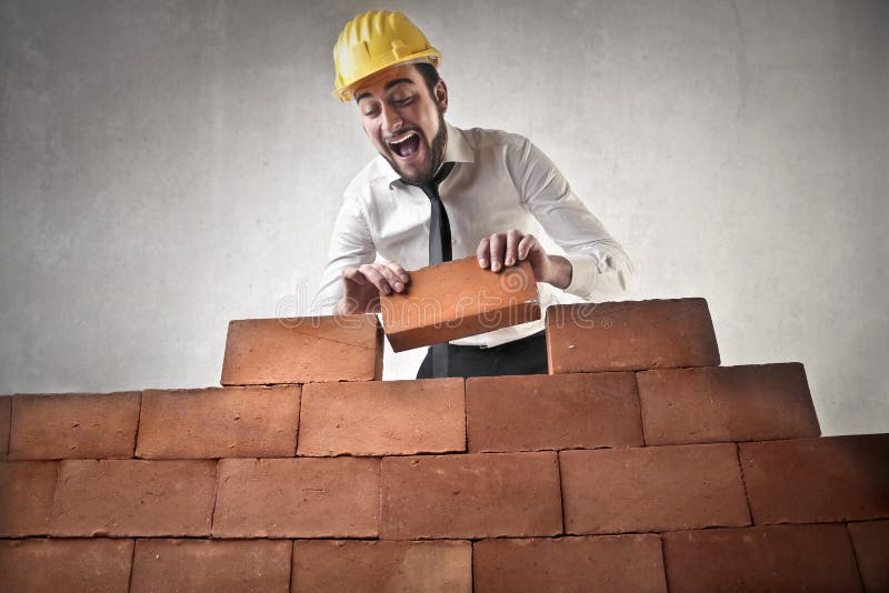 Happy businessman building stock photo. Image of businessman - 37965306