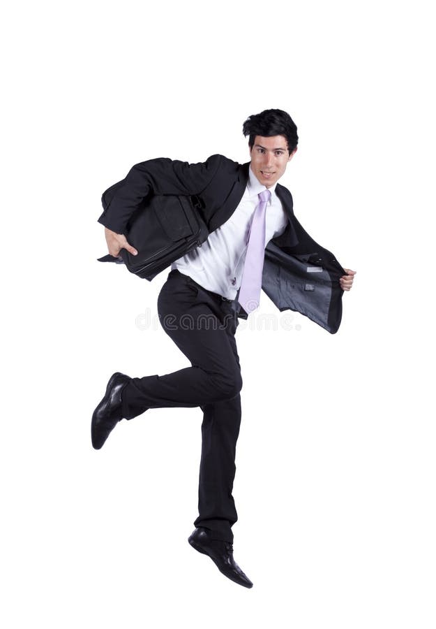 Businessman jumping stock photo. Image of business, goal - 4324030