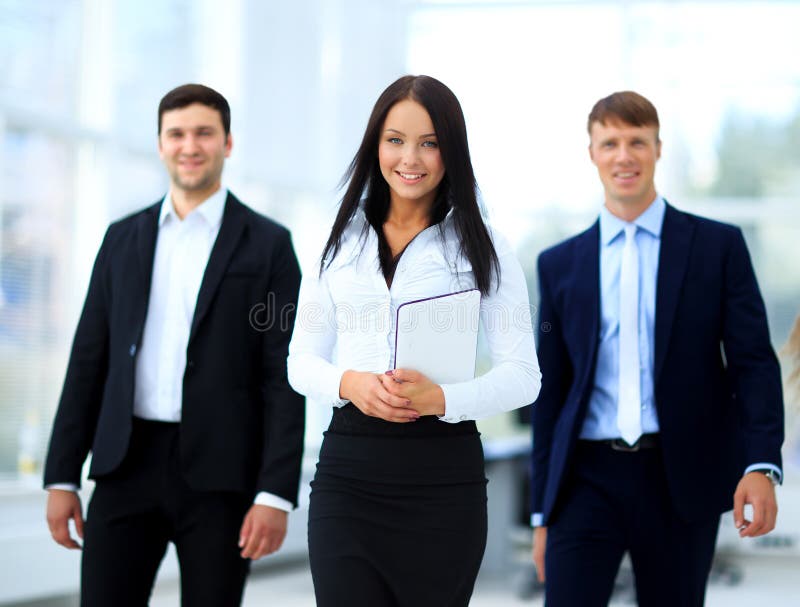 Happy businessman team stock image. Image of smile, large - 60702141