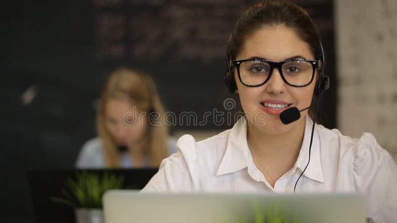 Happy Call Center Operators Stock Video - Video of computer, people ...