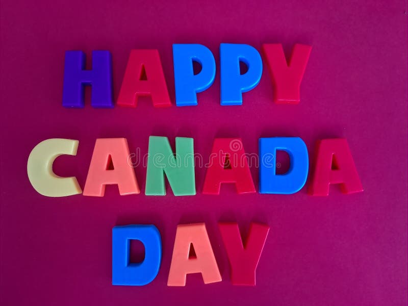 Happy Canada day message stock image. Image of notice - 323529597