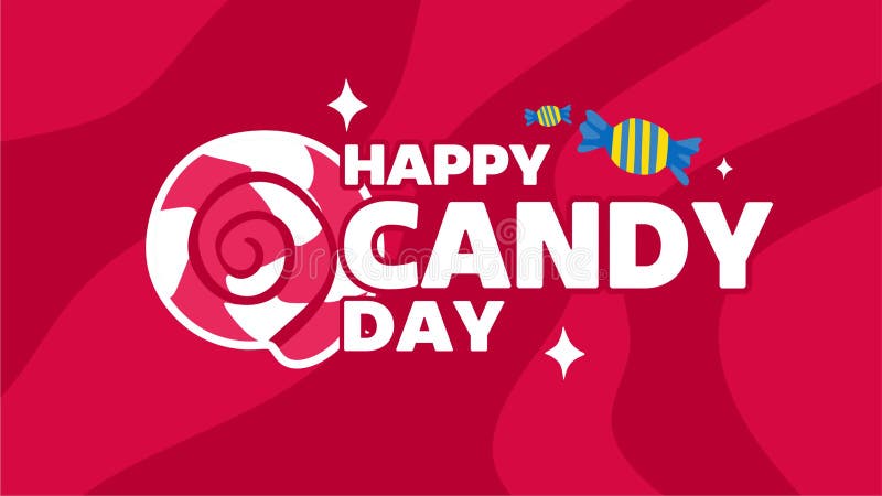 Happy Candy Day with Sweet Candy Stock Footage - Video of dessert ...