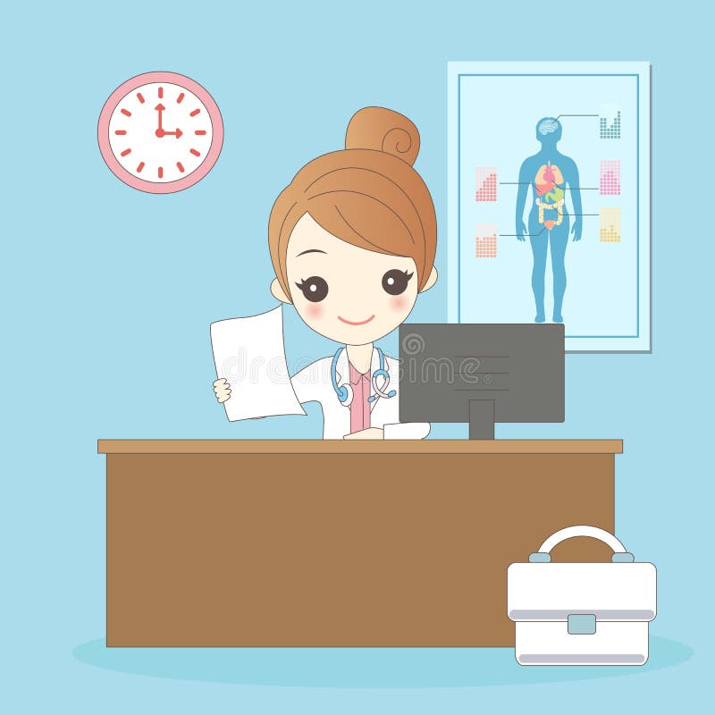 Cartoon Doctor Dentist Woman Stock Vector - Illustration of care ...