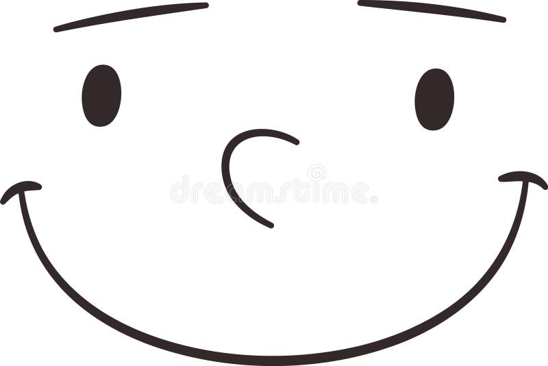 Happy Cartoon Face stock vector. Illustration of funny - 331031114