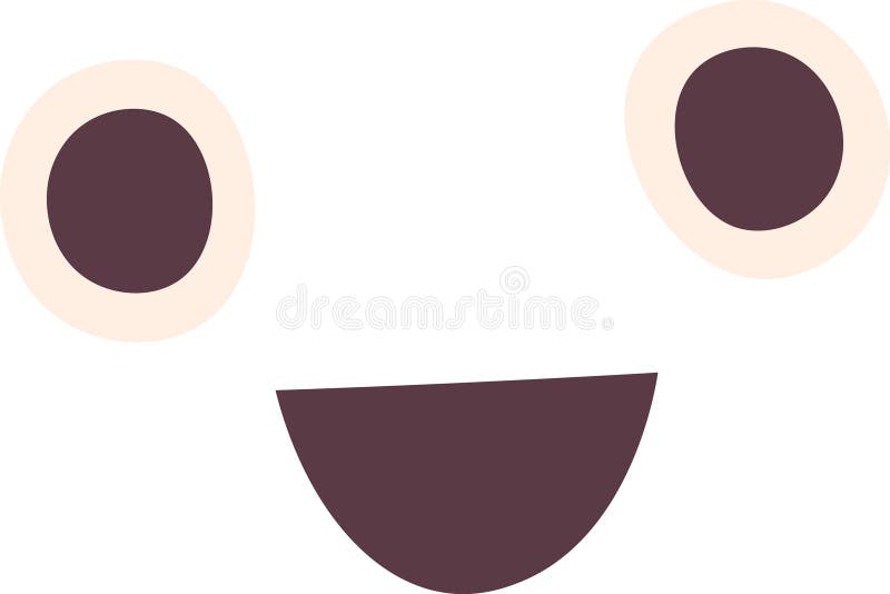 Happy Cartoon Face stock vector. Illustration of vector - 318904139