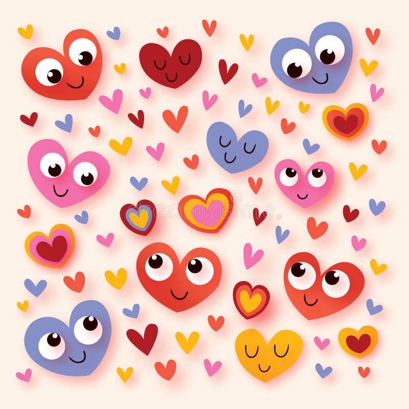 1,700+ Cartoon hearts Free Stock Photos - StockFreeImages