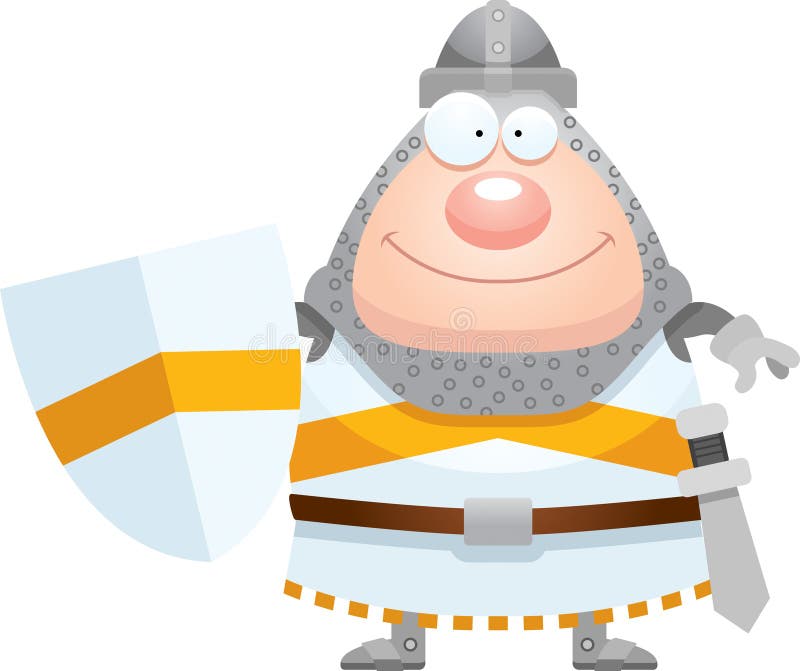 Cartoon Knight Sign stock vector. Illustration of medieval - 51130392