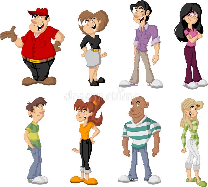 Cartoon People Stock Illustrations – 1,826,783 Cartoon People Stock ...