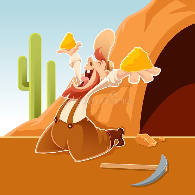 Prospector Character Stock Illustrations – 237 Prospector Character ...