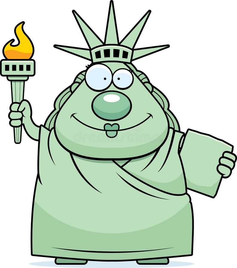 Picture Of Statue Of Liberty Cartoon at Andrew Mckeown blog