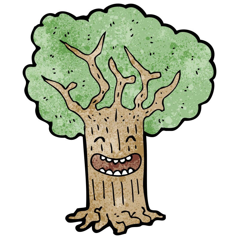 Cartoon Happy Tree - Free Photo from StockFreeImages
