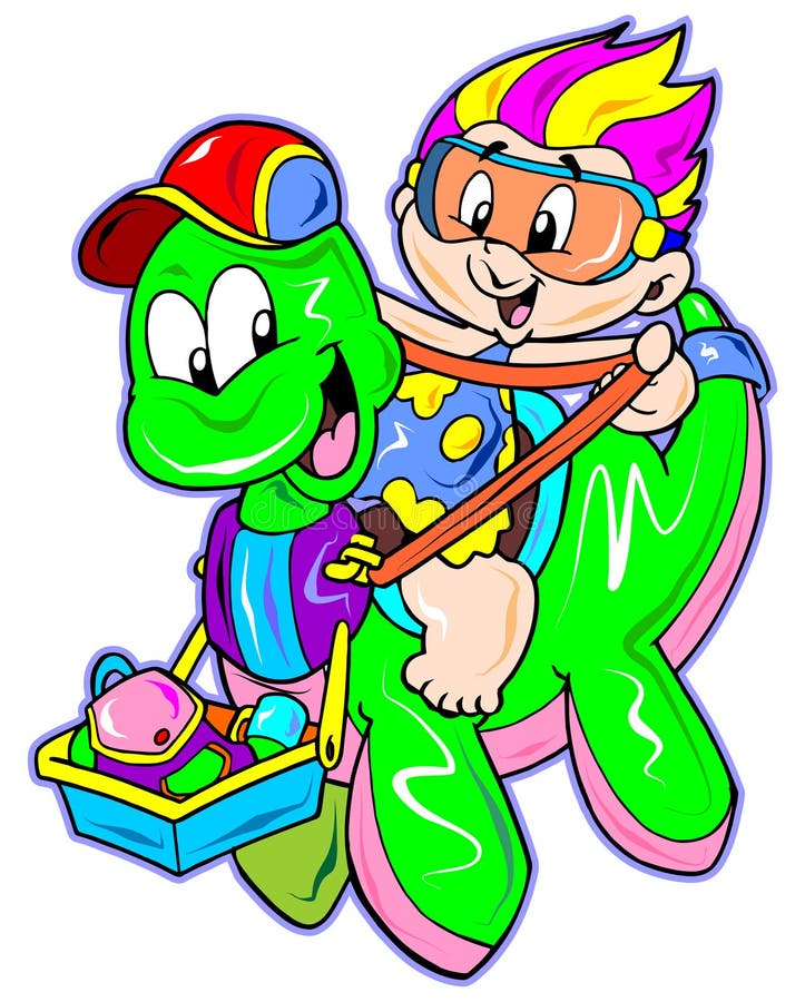 Happy cartoons stock vector. Illustration of animal - 182409929