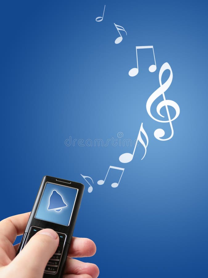 Happy Cellphone Ring-tones stock photo. Image of dial - 8112428