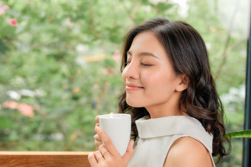 Happy Cheerful Relaxing in Summer Stock Photo - Image of happy, holding ...