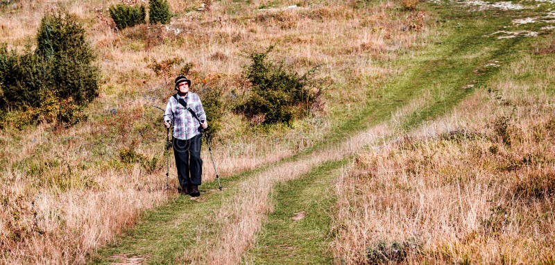 Senior Man Walking in Nature Stock Photo - Image of khafre, giza: 229877566