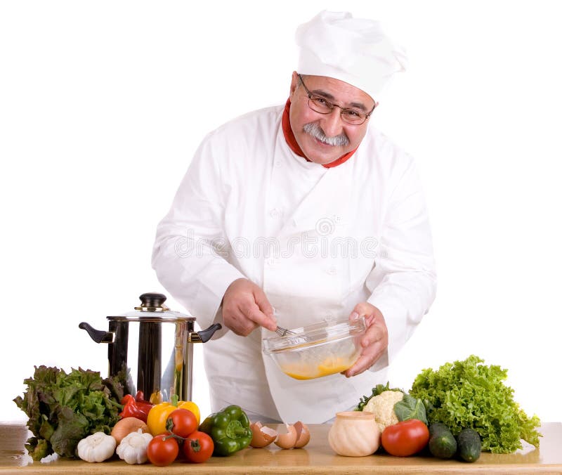 Italian chef stock photo. Image of male, culinary, cook - 4995744