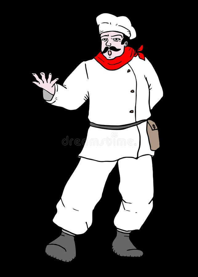 French chef stock illustration. Illustration of logo - 14702140