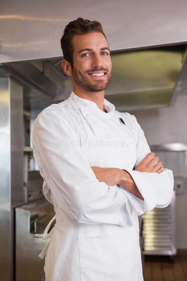 Kitchen Worker Washing Up in Restaurant Kitchen Stock Image - Image of ...