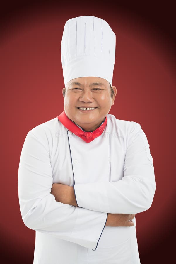 Happy chef stock photo. Image of asian, cook, cuisine - 32194506