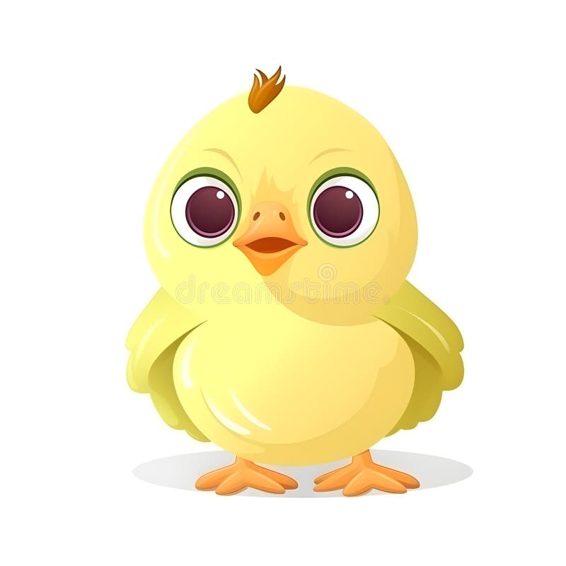Happy chick graphics stock illustration. Illustration of adorable ...