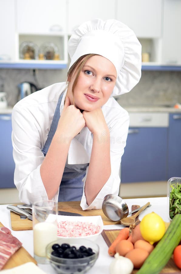 Happy chief cook stock image. Image of diet, food, ingredient - 22381153