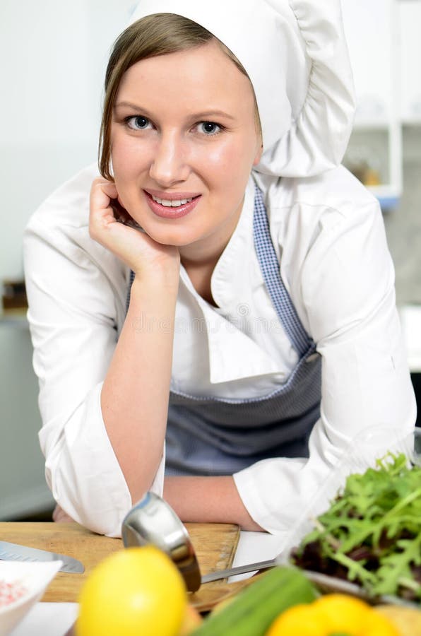 Happy chief cook stock image. Image of cooking, cheerful - 22381209