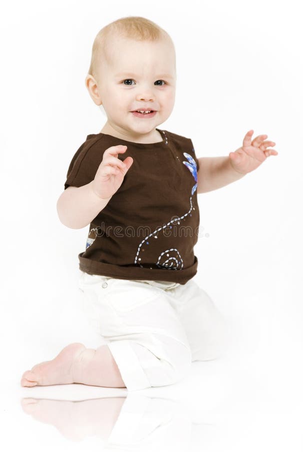 Happy child stock photo. Image of child, cute, isolated - 2946558