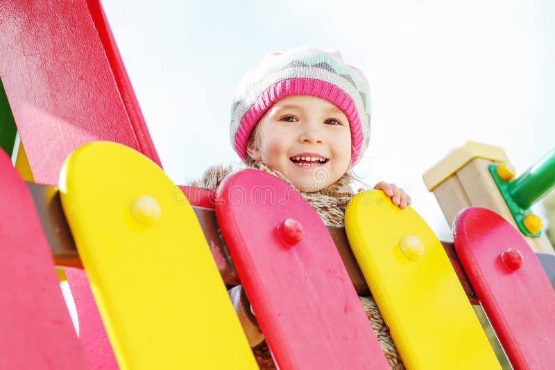 Happy child having fun stock image. Image of childhood - 55151905
