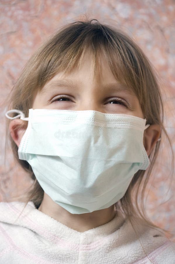 Happy child with mask stock photo. Image of epidemy, caucasian - 11892180