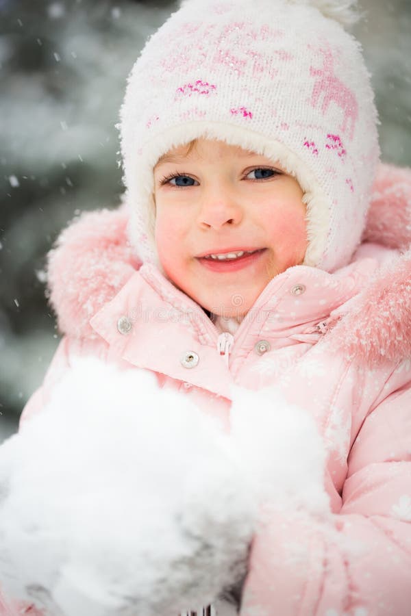 Happy child in winter stock image. Image of christmas - 34325041