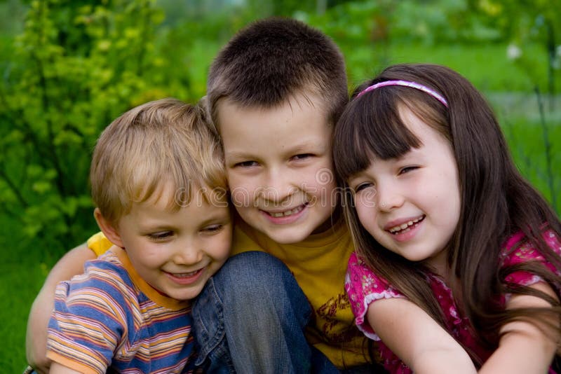 Happy children stock image. Image of young, child, smile - 1242167