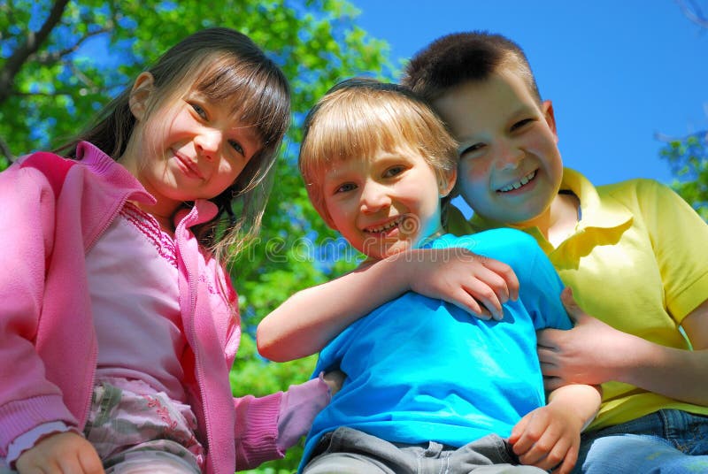 Happy Children stock photo. Image of children, companions - 2418124