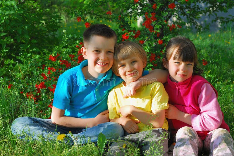 Happy children stock image. Image of happiness, joyful - 2418275