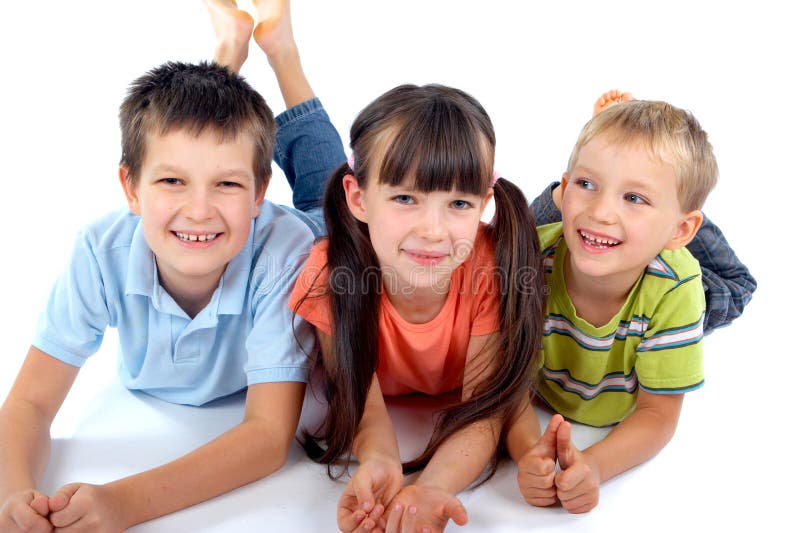 Children in Colorful Clothes Stock Photo - Image of friends, jovial ...