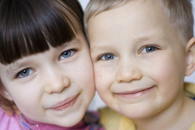 Identical Twin Children stock photo. Image of beauty, morning - 1172610