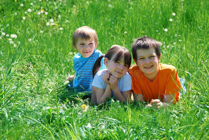 Happy Children stock image. Image of friendship, happiness - 5253817