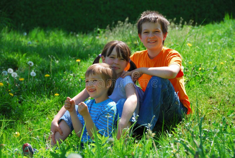 Happy Children stock image. Image of expression, outdoor - 5253955