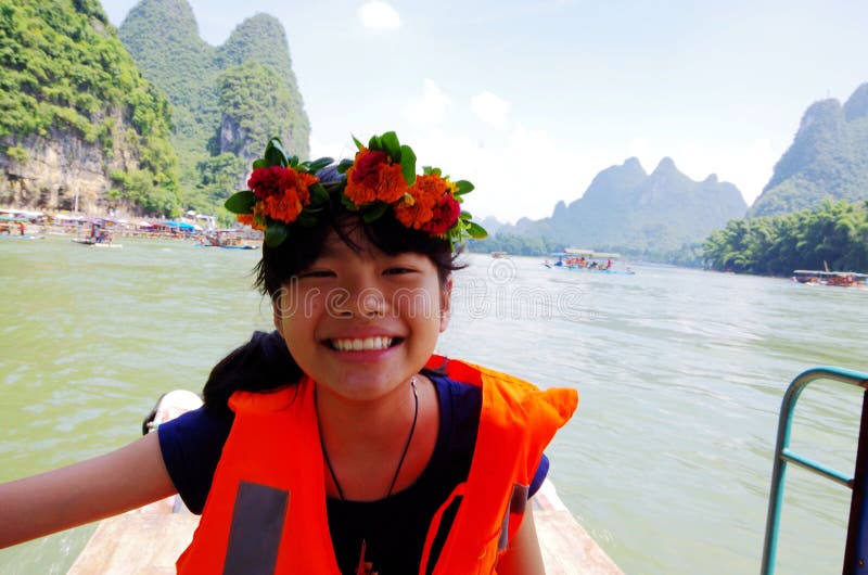 Happy children stock image. Image of children, boating - 44210621