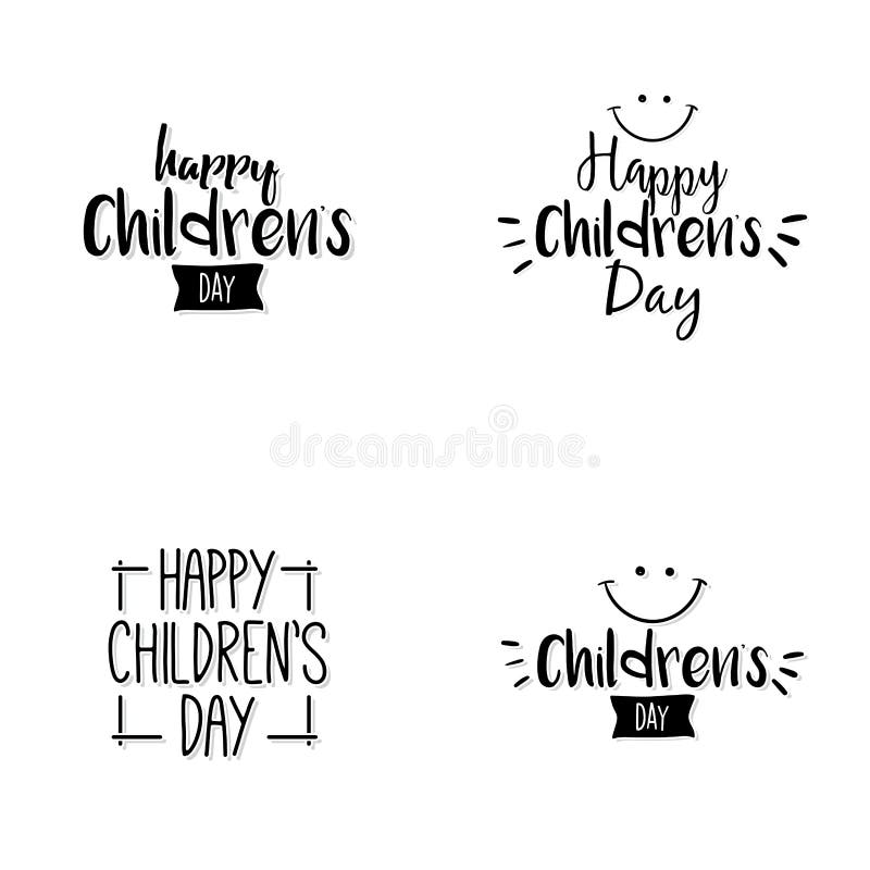 Happy Children day stock vector. Illustration of child - 86705190