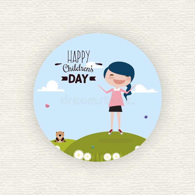 Happy Children Day Stock Illustrations – 118,193 Happy Children Day ...