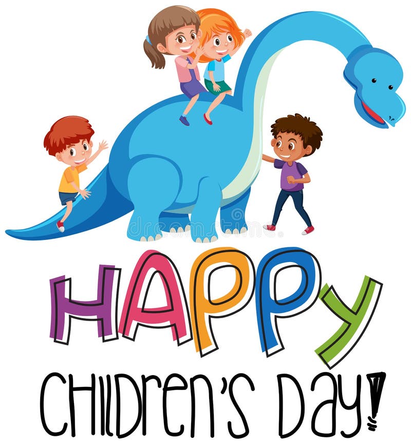A happy children day icon stock illustration. Illustration of ...