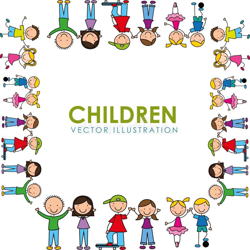 Happy children design stock vector. Illustration of child - 62327078