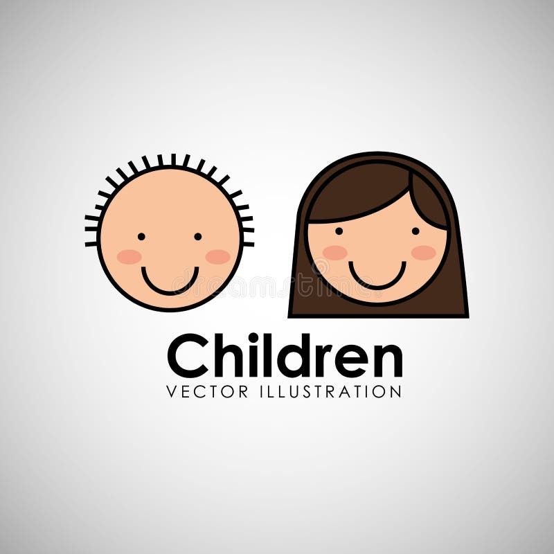 Happy children design stock vector. Illustration of child - 62327078