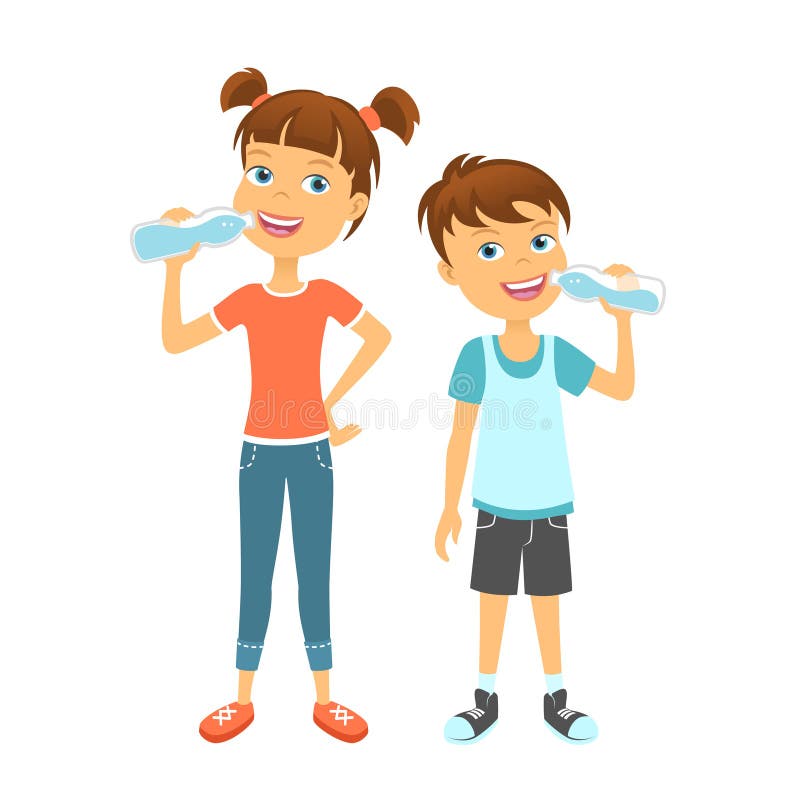 Cartoon Drinking Water Stock Illustrations – 7,962 Cartoon Drinking ...
