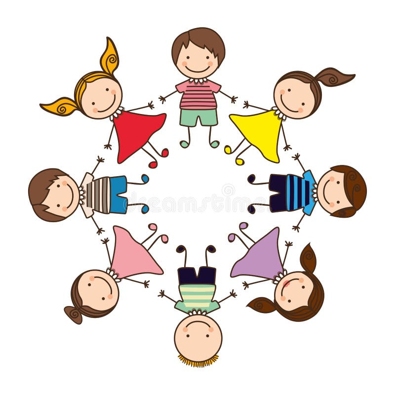 Happy children play icon stock illustration. Illustration of family ...