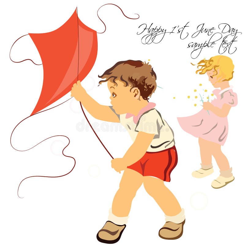 Children Day Windy Stock Illustrations – 108 Children Day Windy Stock ...
