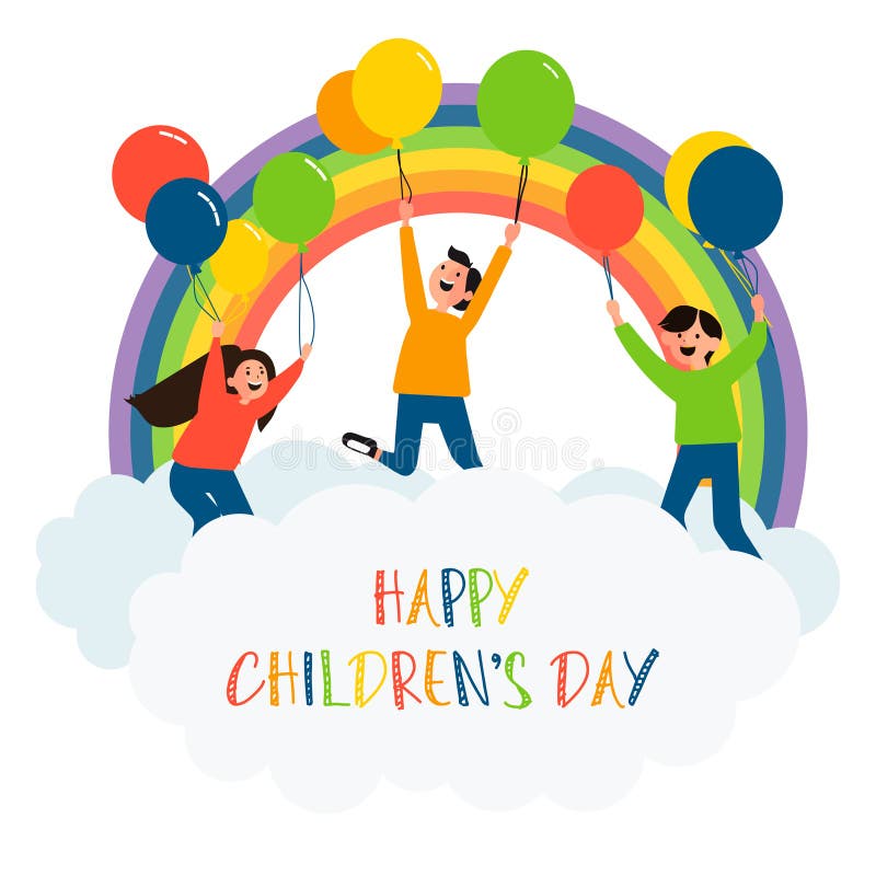 Happy Children S Day Background. Vector Illustration Stock Illustration ...