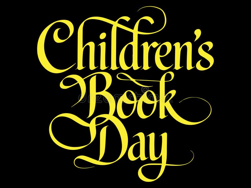 Happy Children S Day, Text Design. Vector Calligraphy. Typography ...