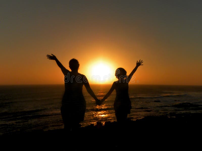 Happy Children at sunset stock image. Image of sunsets - 36980955