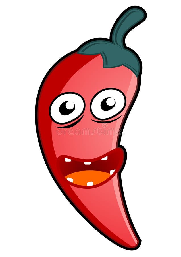 Happy Spicy Chili Smile Face Logo Icon Illustration Symbol Stock Vector ...